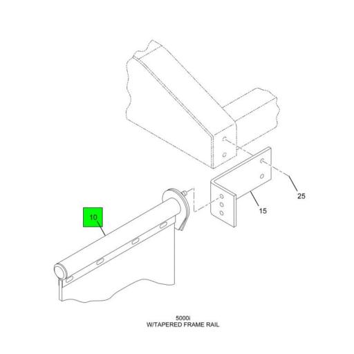 3593170C93 Navistar International | Mud Flap Support Right 45 Degree ...