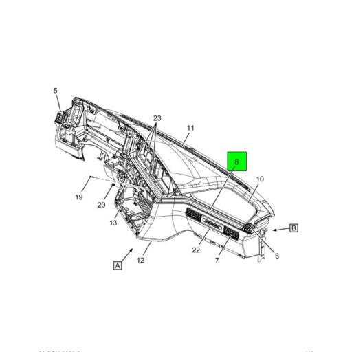 4160622C92 Navistar International | Deco Trim Panel Assembly Passenger ...