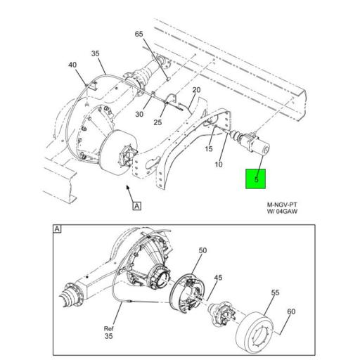 3570155C91 Navistar International | Air Parking Brake Cylinder With ...
