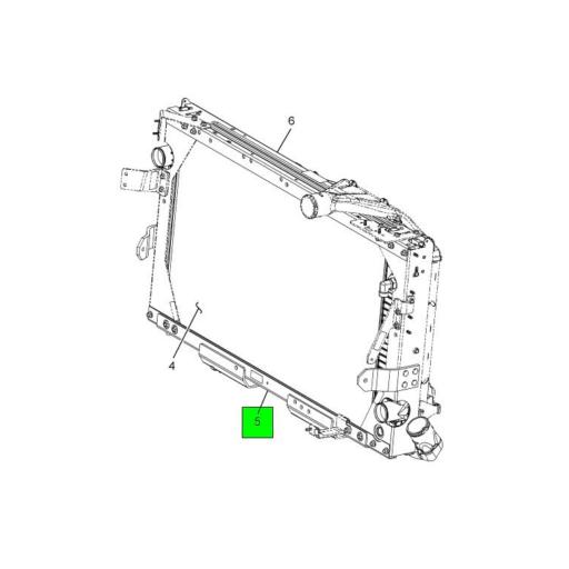 2604127C91 Navistar International | Front Bottom Frame Assembly With ...