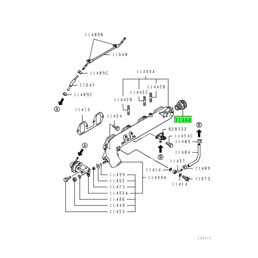 ME013735 Mitsubishi FUSO | Air Inlet Pipe Overboost Valve | Source One ...