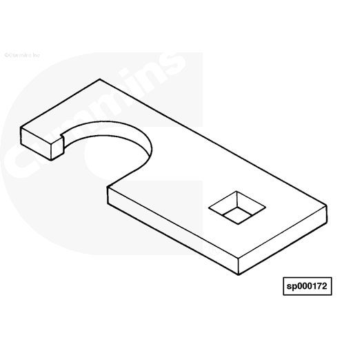 3376887 Cummins | Locknut Spanner Wrench | Source One Parts Center