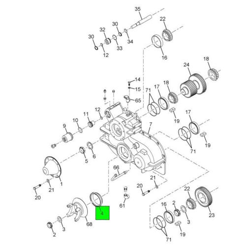 2594498C1 Navistar International | Oil Input Shaft Seal Kit MLS ...