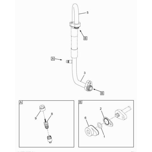 3809832C92 Navistar International | AC Hose Accumulator to Compressor ...