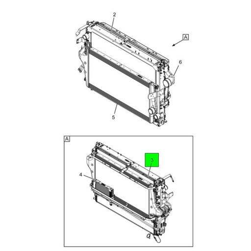 2604461C93 Navistar International | Radiator 3-Pass Assembly | Source ...
