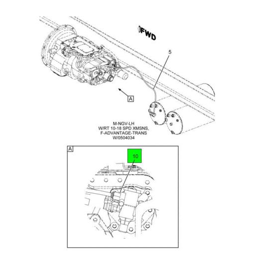 6131529C1 Navistar International | Push-to-Connect Connector 3/8 in MPT ...