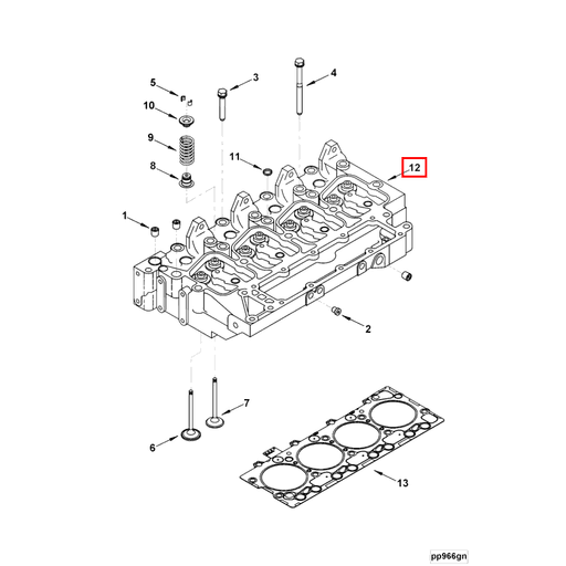 3966447 Cummins | Cylinder Head | Source One Parts Center
