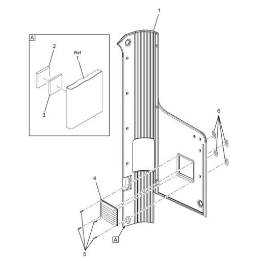 3874309C91 Navistar International | PANEL ASSEMBLY RIGHT HAND REAR ...