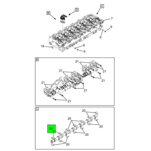 3004713C93 Navistar International | Camshaft Bearing Kit | Source One ...
