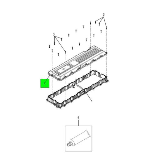 3018359C5 Navistar International | Valve Cover Assembly Upper | Source ...