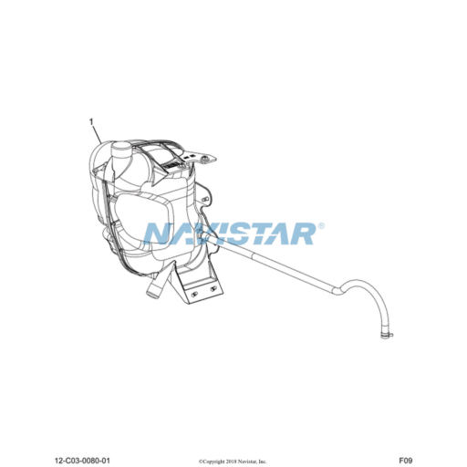 2601090C92 Navistar International | Radiator Deaerator Tank 1-Port ...
