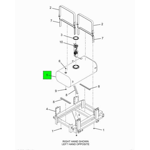4320003C3 Navistar International | Fuel Tank 60 gal Gasoline 4900 mm ...