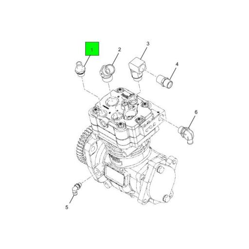3007771C91 Navistar International | Fitting Assembly M18 Straight - 5 ...