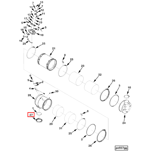 5290118 Cummins | v Band Clamp | Source One Parts Center