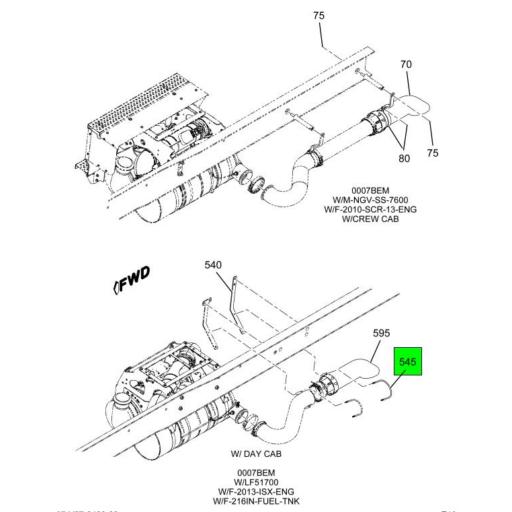 4062591C2 Navistar International | Exhaust Pipe Clamp | Source One ...