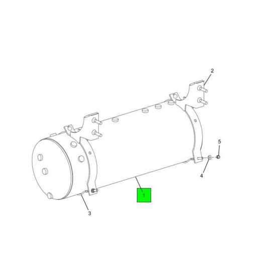 3526081C1 Navistar International | Air Pressure Tank | Source One Parts ...