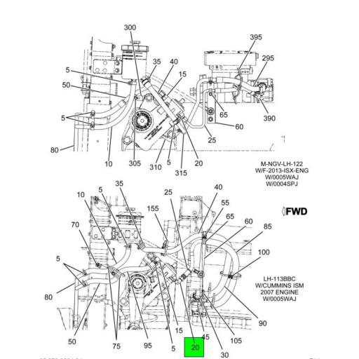 3593038C91 Navistar International | Flared Fitting | Source One Parts ...
