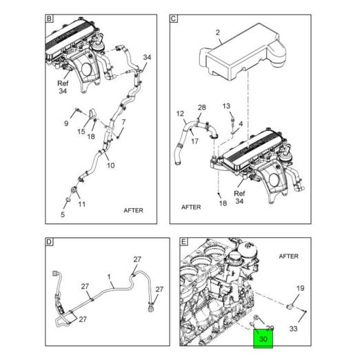 06569361300 Navistar International | O-Ring 25 x 25 FPM 25569 - 2 Pack ...