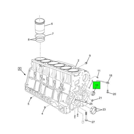 2591147C1 Navistar International | Camshaft Bushing | Source One Parts ...