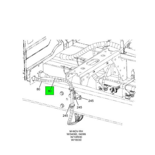 3870704C91 Navistar International | Trailer Socket Harness 24-Inch ...