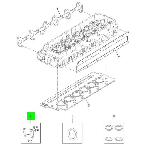 1842623C93 Navistar International | Turbocharger Mounting Kit | Source ...
