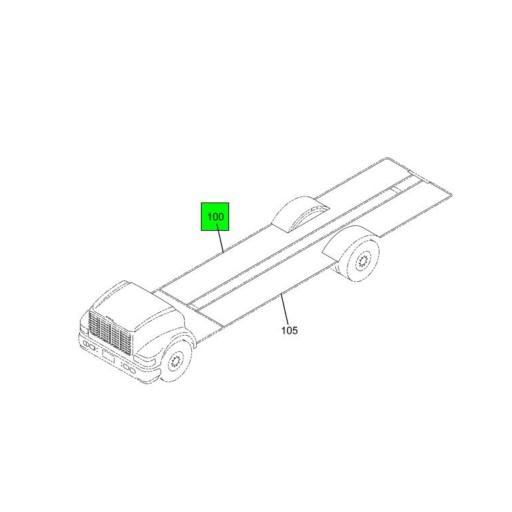2241723C2 Navistar International | Floor Mat Bus Smooth Black 608 38125 ...