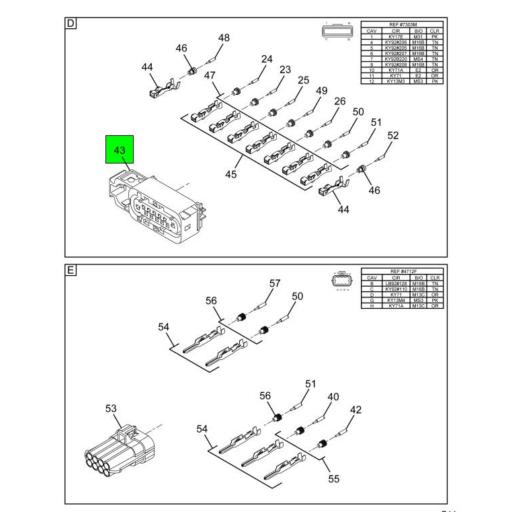 3589739C1 Navistar International | CONNECTOR BODY 12 WAY PACKARD ...