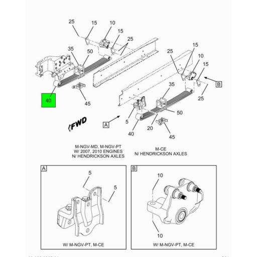 6136300C91 Navistar International | Front Chassis Spring | Source One ...