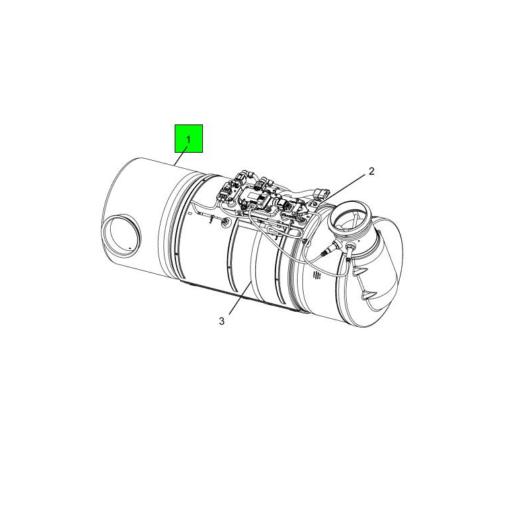 2518797C1 Navistar International | SCR AFTERTREATMENT HORIZONTAL ...