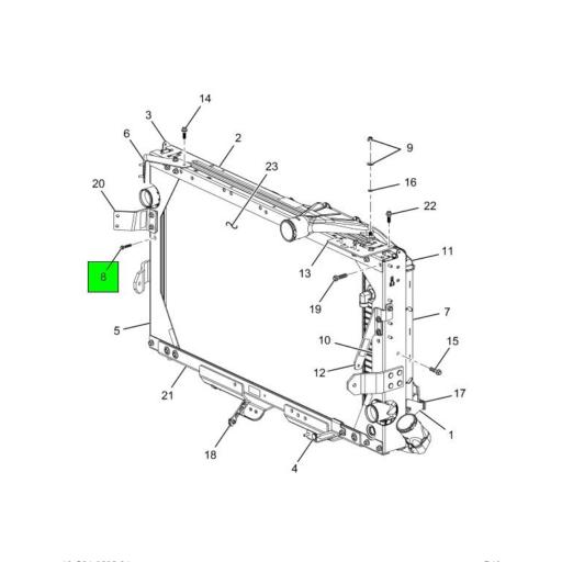 2604118C92 Navistar International | Radiator Support Kit | Source One ...