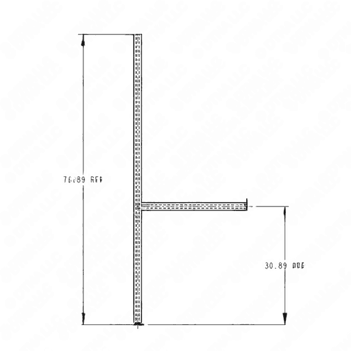 182334 Thomas Built Bus | Stanchion Molded Assembly - Door Side ...