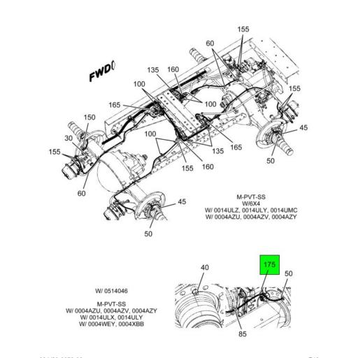 3819664C1 Navistar International | Brake Hose and Cable Guide - 20 Pack ...