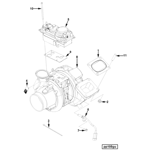 4034208 Cummins | Variable Geometry Turbocharger Actuator Service Kit ...