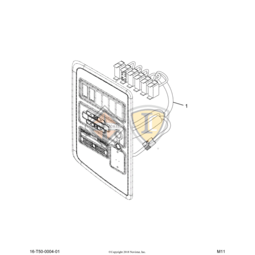 6091670C91 Navistar International | Sleeper Box Panel Harness Lights ...