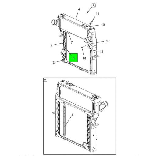 2519429C91 Navistar International | Bottom Radiator Mounting Channel ...