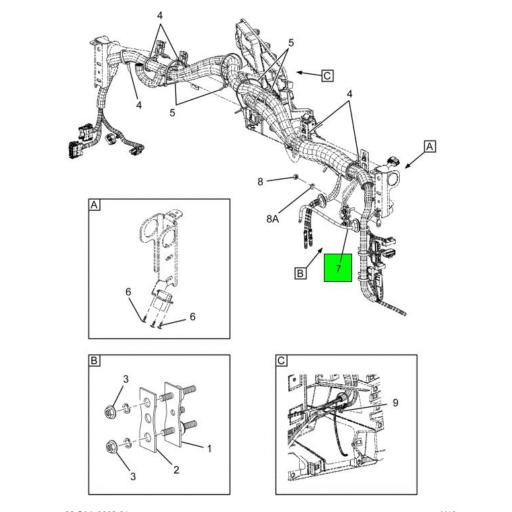 4063467C91 Navistar International | Cab Overlay Harness Body Controller ...