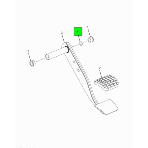 4181851C1 Navistar International | Brake Pedal | Source One Parts Center