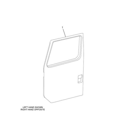 1698072C1 Navistar International | Primed Right Door Shell | Source One ...