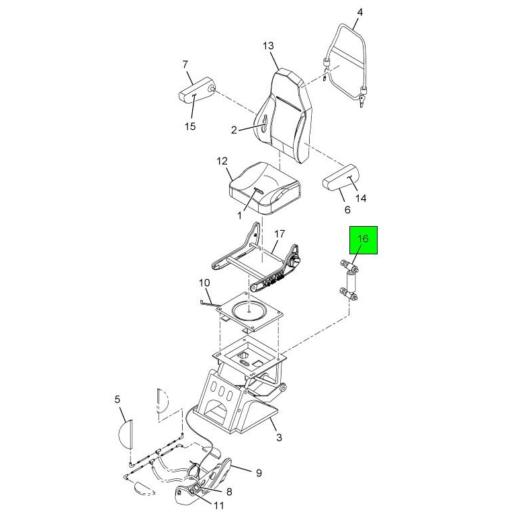 2594712C91 Navistar International | Seat Shock Absorber | Source One ...