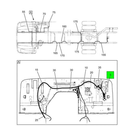 451370001 IC Bus | Electrical Harness Sealed Engine to Parking Brake ...