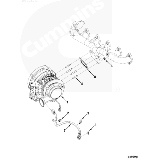 3788936 Cummins | Turbocharger Electric Actuator | Source One Parts Center