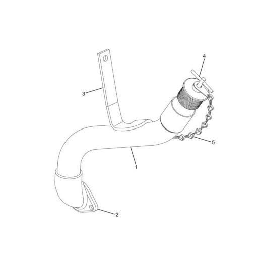 3623408C91 Navistar International | Oil Filler Pipe Assembly | Source ...