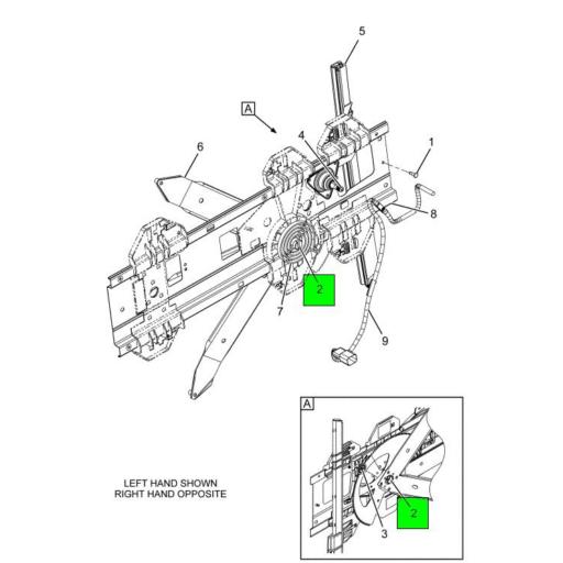2506039C1 Navistar International | Right-Hand Door Twist-Lock Stud ...