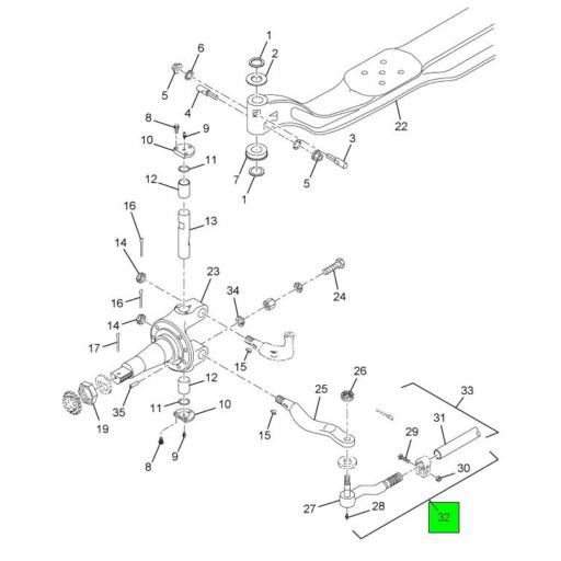 1699483C91 Navistar International | Rod With Ends and Clamps B6260 ...
