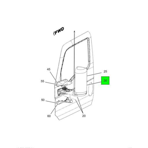 4188581C91 Navistar International | Rear View Mirror Pedestrian Mirror ...
