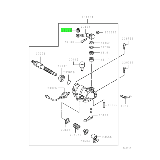 MB175239 Mitsubishi FUSO | Bushing Manual Transmission Upper Gearshift ...