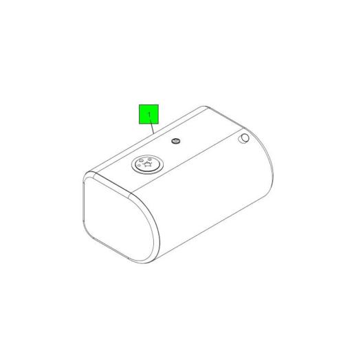 3752732C91 Navistar International | Fuel Tank LSM 70G 19-in D-Style ...