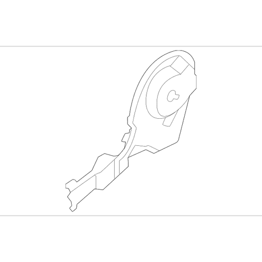 LB5Z7861348AA Ford | Seat Back Latch Cover CAPTAINS SEATS - Right Rear ...