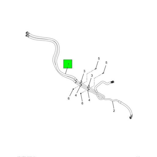 4033235C1 Navistar International | DEF Coolant Supply Hose | Source One ...