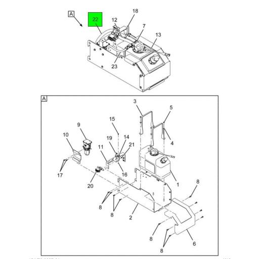 4094882C1 Navistar International | DEF Coolant Supply Hose Tank to ...